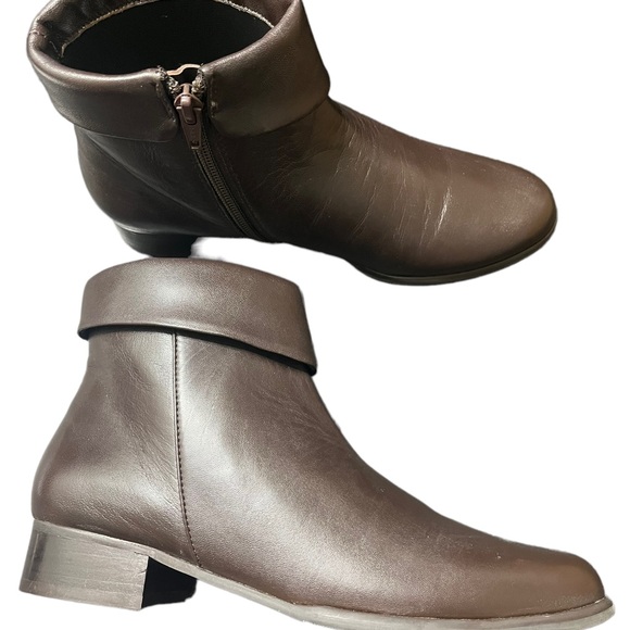 Fitzwell | Shoes | Fitzwell Leather Narrow Bootie | Poshmark